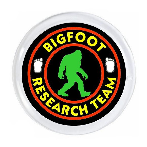 Art | Bigfoot Yeti Sasquatch Research Team Magnet Big Round 3 Inch ...